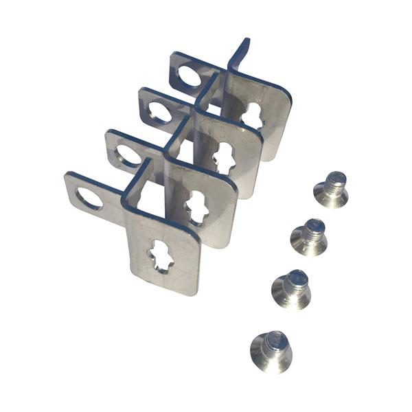 316 Stainless Steel Mounting Bracket Set for Electrical Enclosure