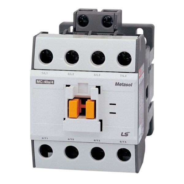 MC-40A/4 AC240V | 22kW 4P Magnetic Contactor 40A(AC3)/60A(AC1), Screw ...